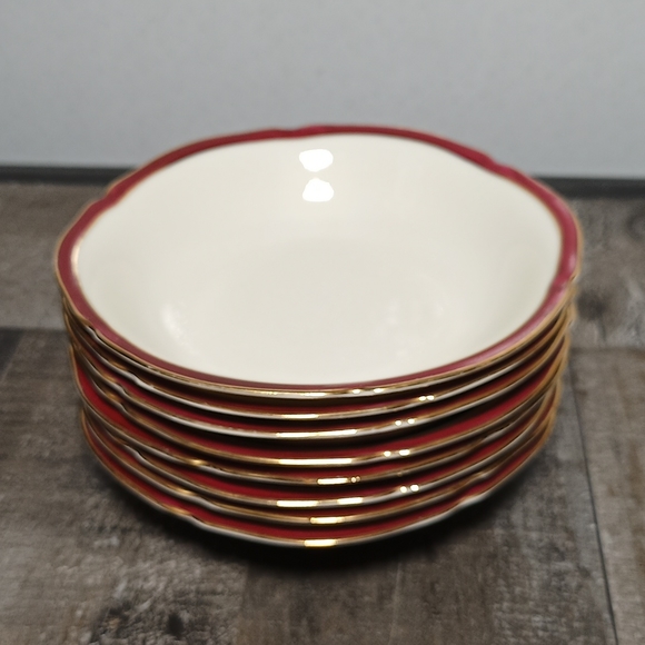 Epiag China | Dining | Vtg Epiag China Scalloped Edge Gold Trim Fruit ...